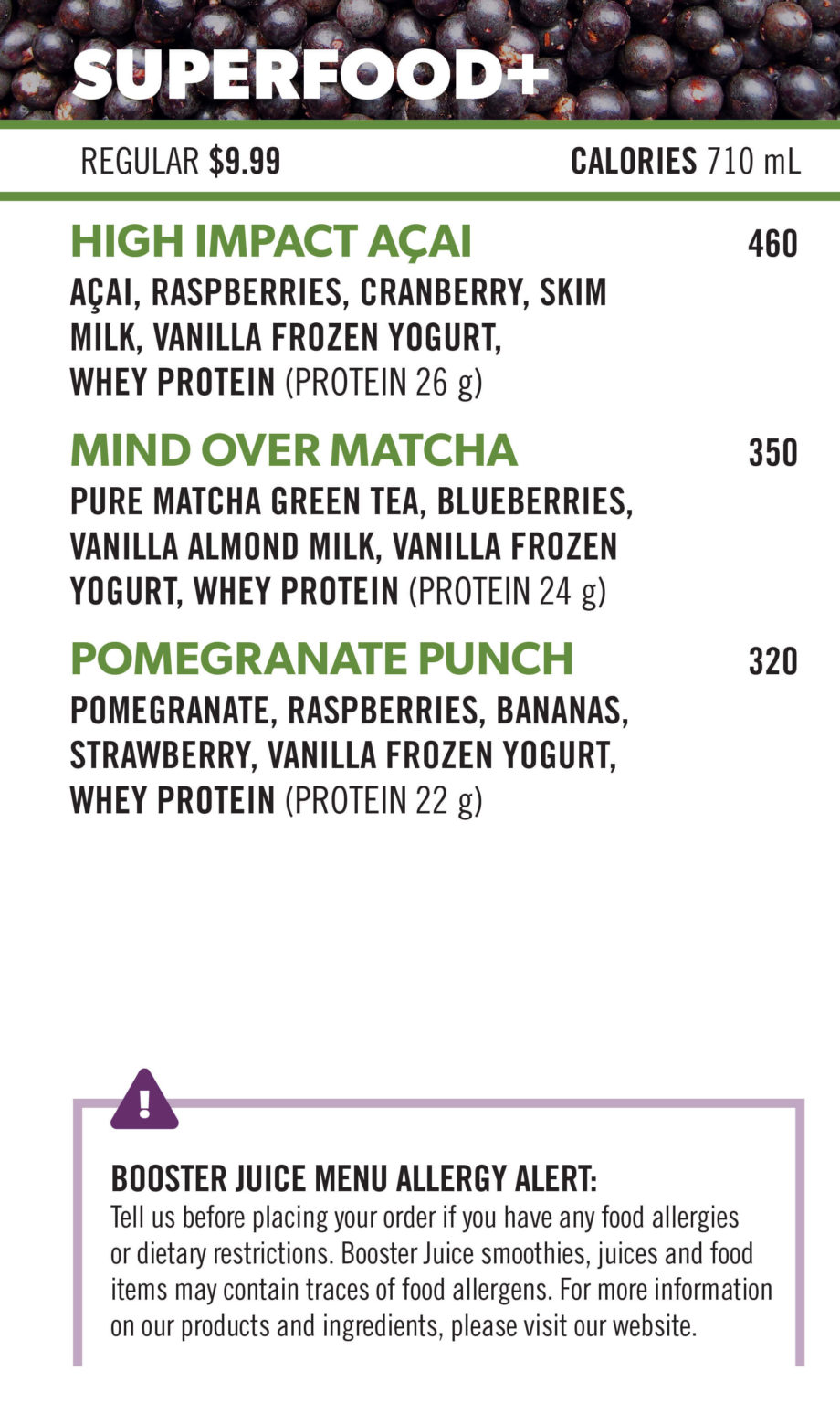 Booster Juice Menu - justforyouiqaluit.ca