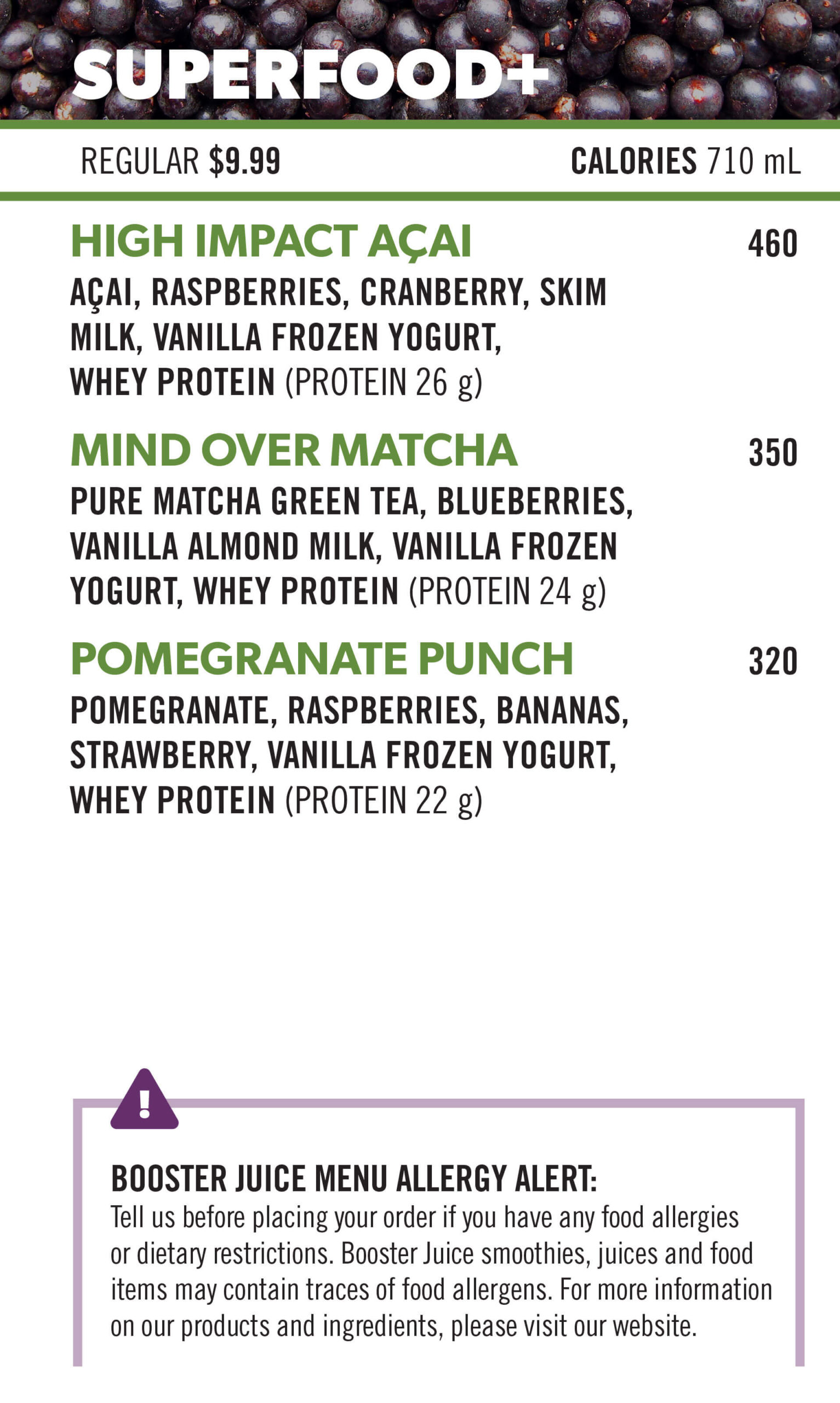 Booster Juice Menu - justforyouiqaluit.ca